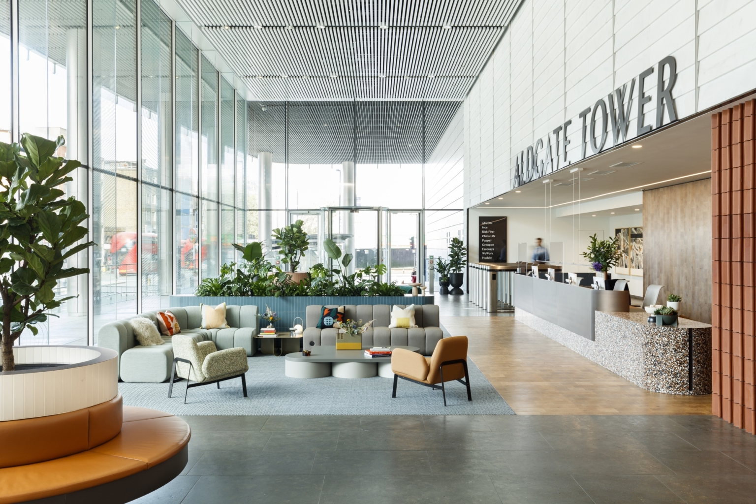 Aldgate Tower Lobby and Amenity Spaces - Hospitality Snapshots