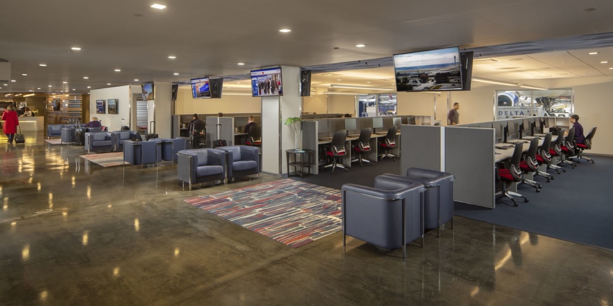 Delta Air Lines In-Flight Services Lounge Atlanta - Hospitality Snapshots