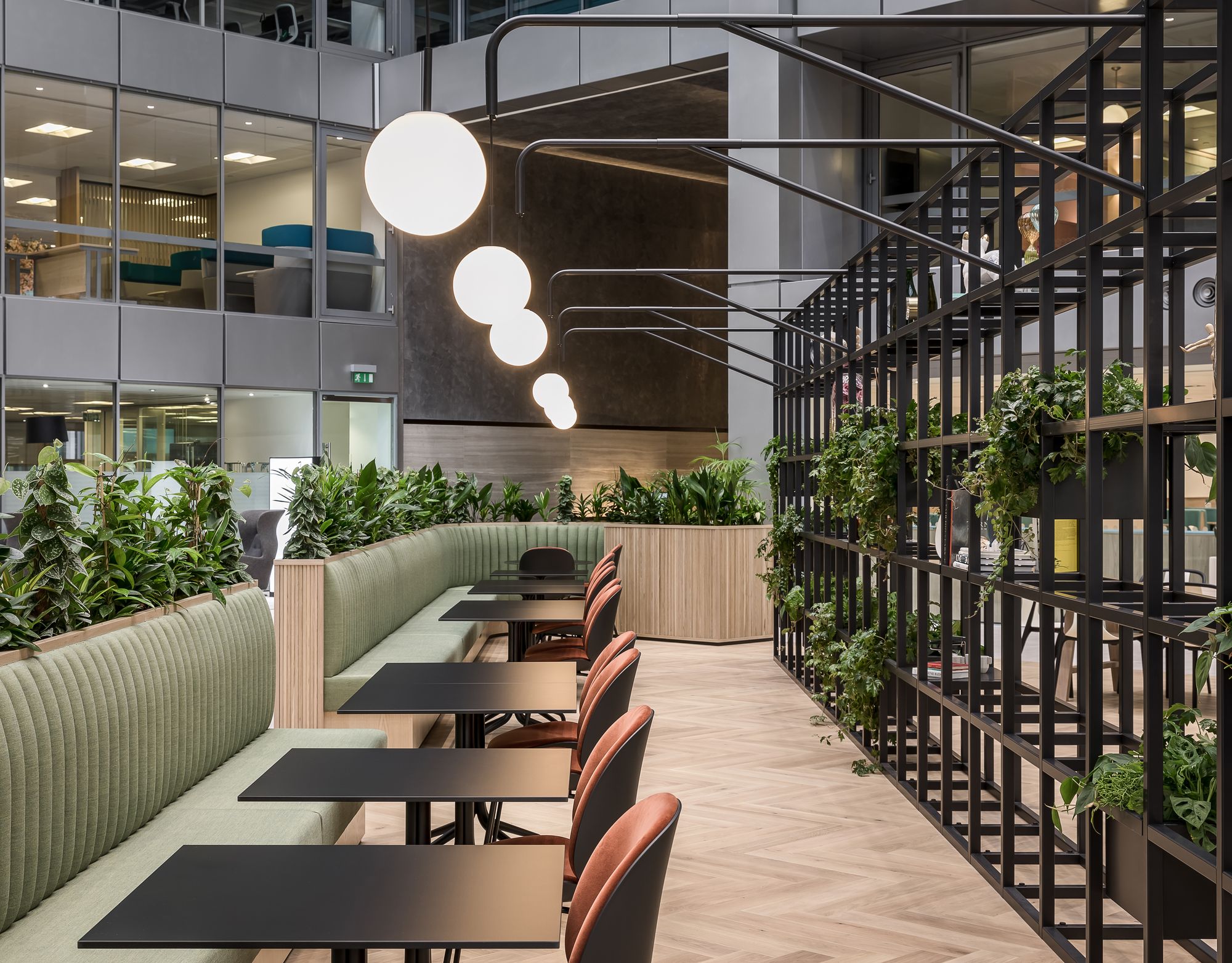 Sky Lobby at 111 Buckingham Palace Road - Hospitality Snapshots