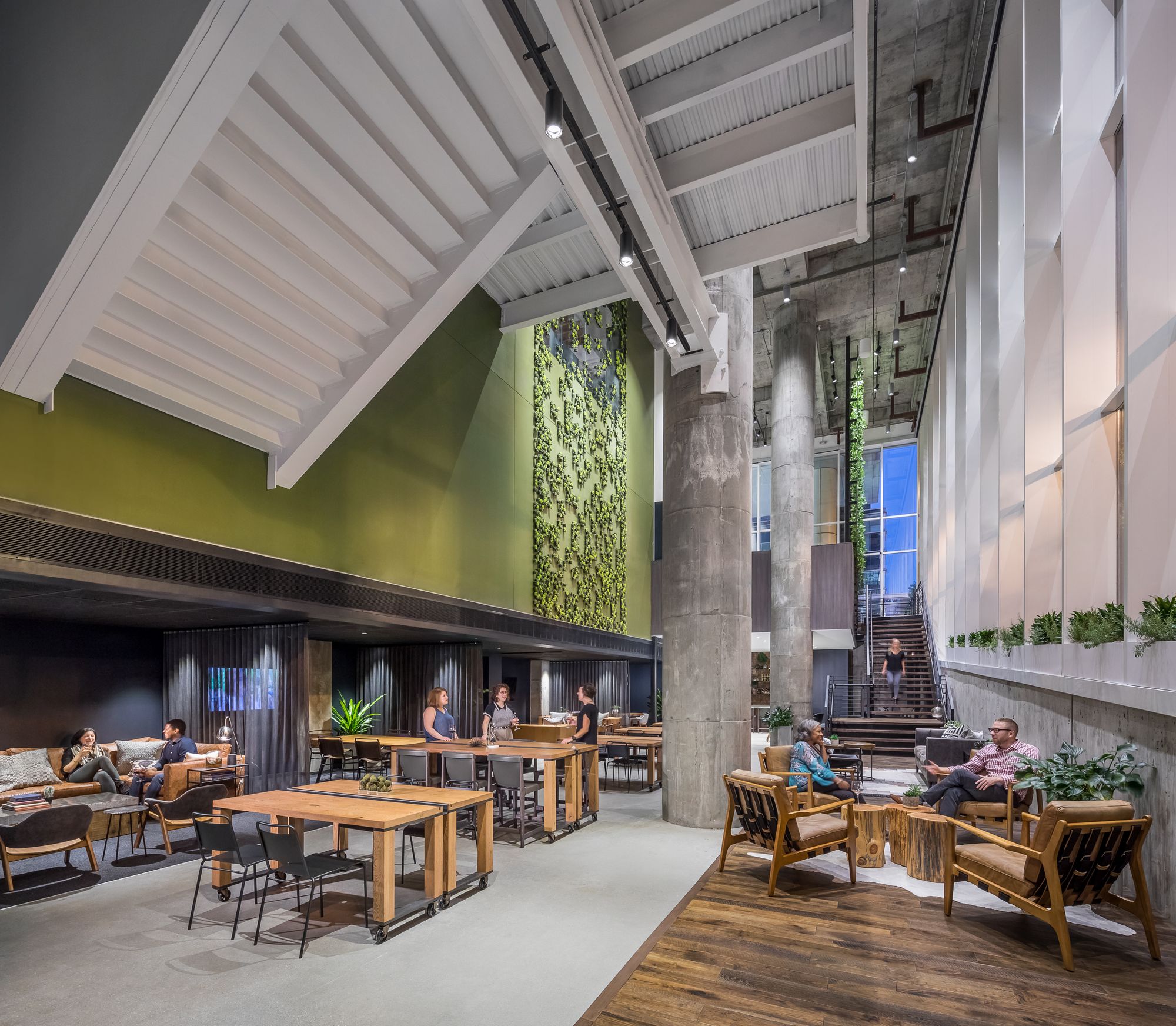 55 Allen Plaza Amenity Space - The Green Room - Hospitality Snapshots