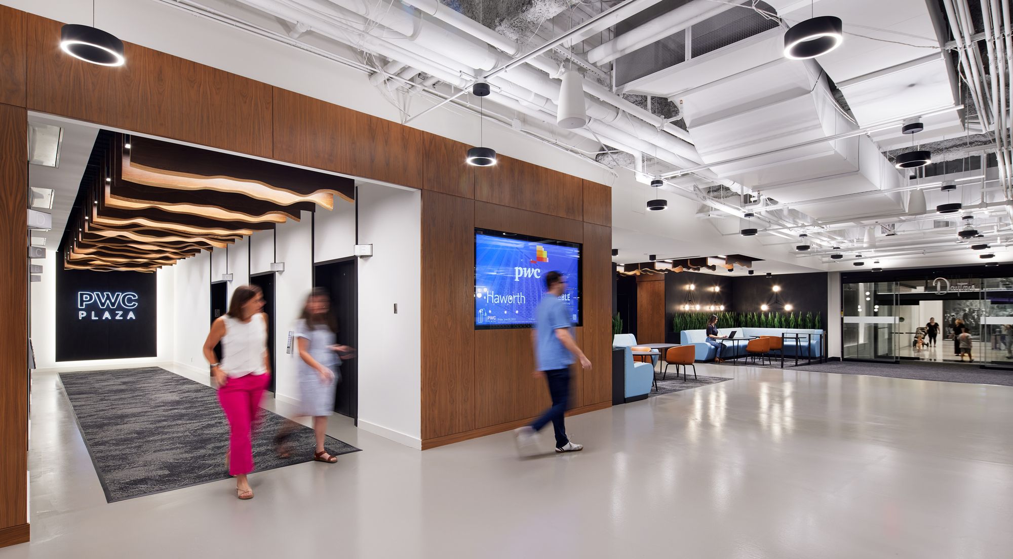 PWC Plaza Lobby and Amenity Space - Hospitality Snapshots