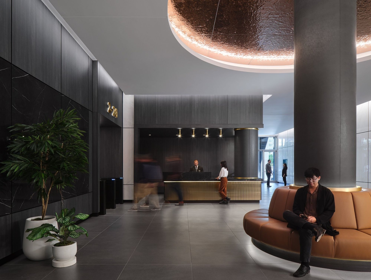 One East Wacker Lobby & Amenity Spaces - Hospitality Snapshots