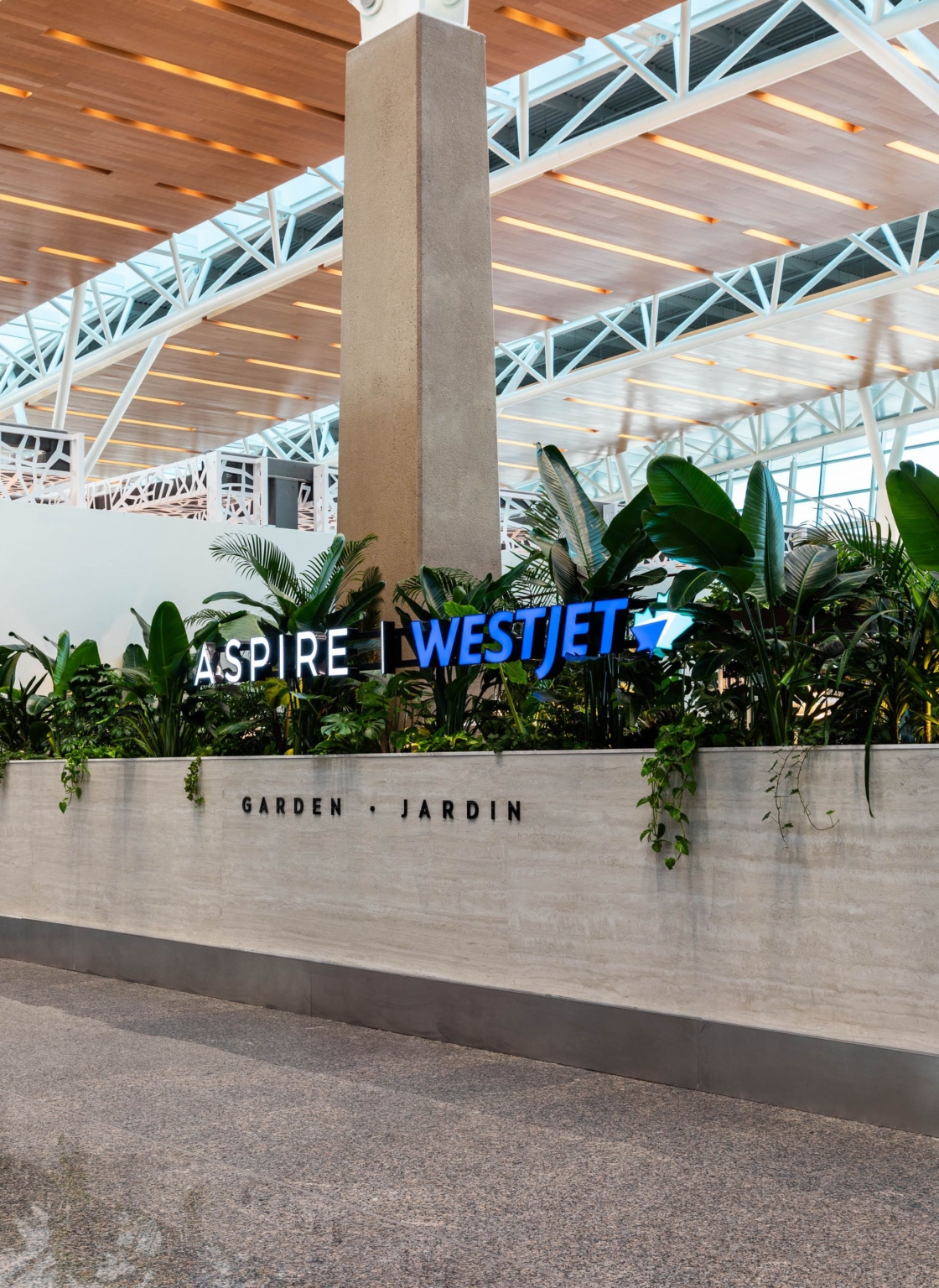 Aspire Westjet Garden Lounge - Hospitality Snapshots