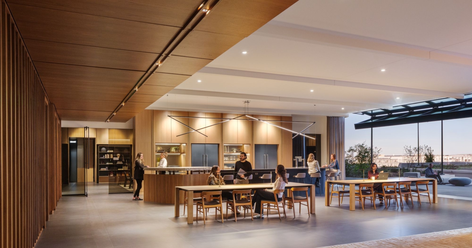 1900 Lawrence Amenity Space - Hospitality Snapshots
