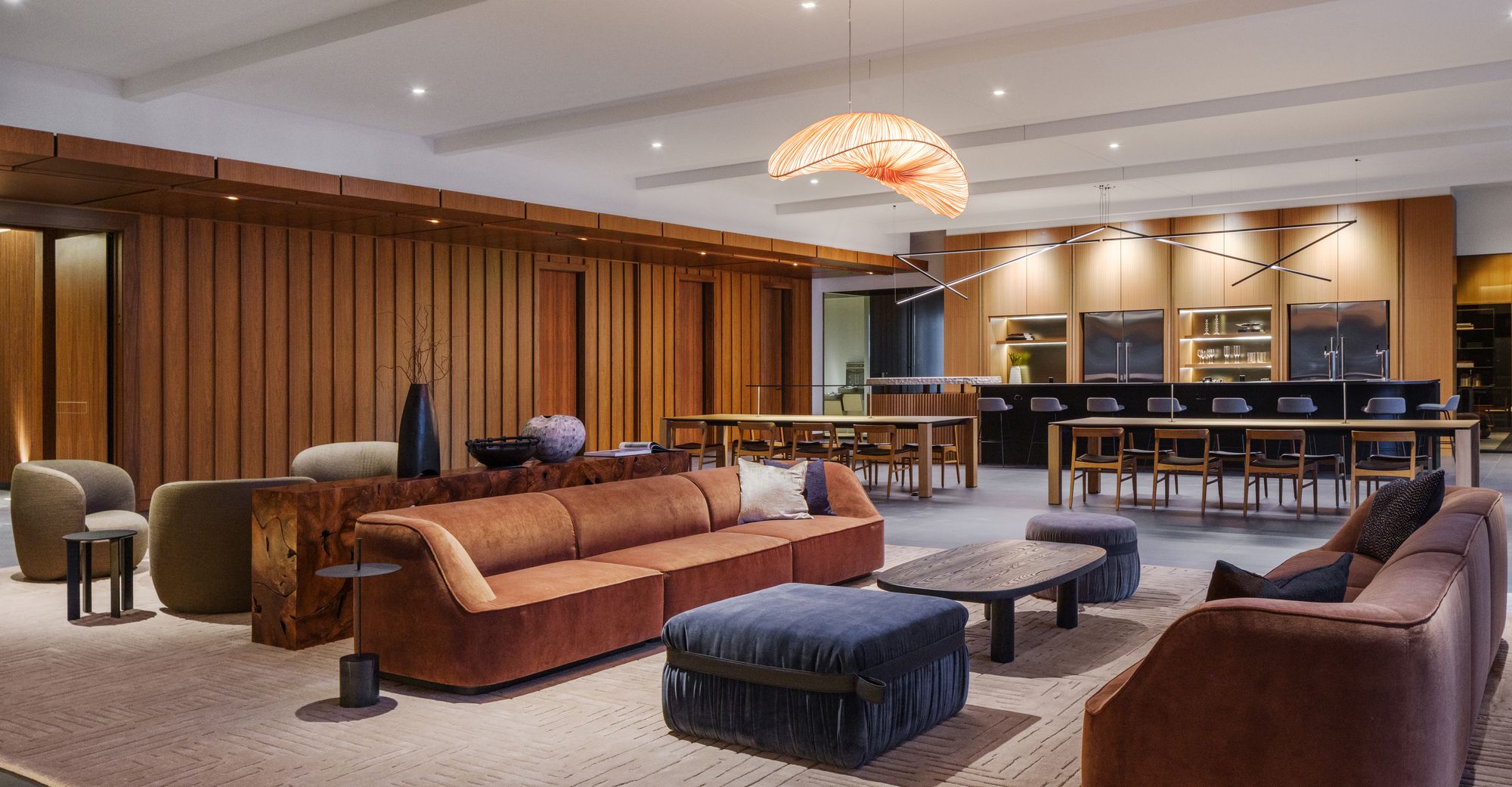 1900 Lawrence Amenity Space - Hospitality Snapshots